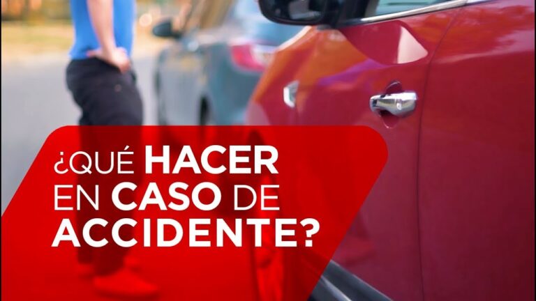 ¿Qué Hacer en Caso de Accidente? Guía Paso a Paso para Actuar Correctamente - Automoción, Coches ...